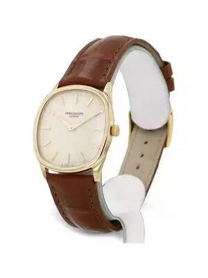 Patek Philippe 1980s Golden Ellipse Cushion 33mm Watch