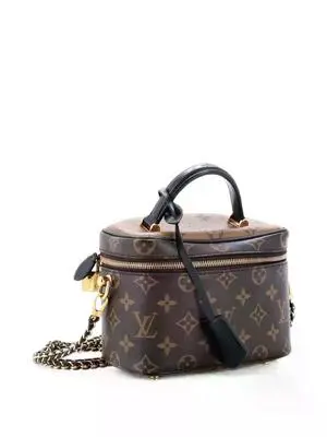 LOUIS VUITTON Vanity Handbag Reverse Monogram Canvas Pm Satchel