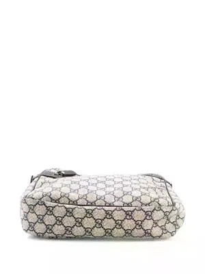 Gucci Gg Coated Canvas Messenger Crossbody Bag