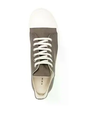 Rick Owens Strobe Twill Low-top Sneakers