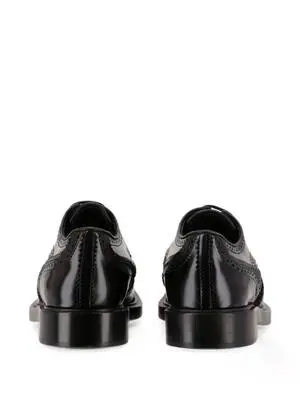 TOD'S Brogue-detail Panelled Derby Shoes