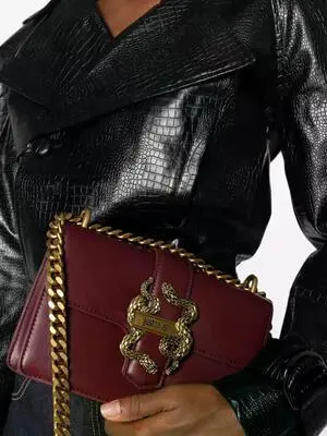 JUST CAVALLI Just Cavalli Snake Plaque Chain-Strap Shoulder Bag