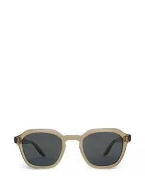 Barton Perreira Tucker Geometric Frame Sunglasses - Neutrals
