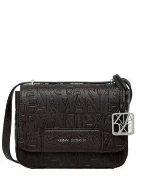 Armani Exchange Logo Embossed Cross Body Bag
