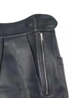 Hermès Chaine D'ancre Leather Shorts