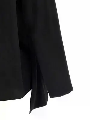 NUDE Draped-panel Asymmetrical Blouse