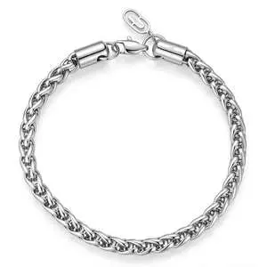 KENNETT WATCHES & ACCESSORIES Kennett Wheat Chain Bracelet 5mm - Silver