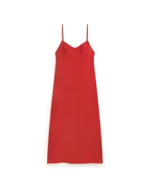 THINKING MU Cupro Long Dress