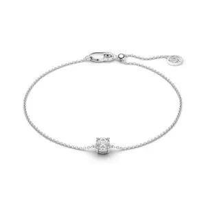 SIF JAKOBS JEWELLERY 18 Karat -plated Sterling Bracelet With Zirconia - Silver