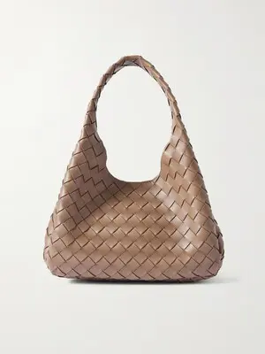 Bottega Veneta Campana Small Shoulder Bag - Brown