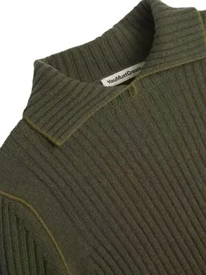 You Must Create Peeka Ribbed-knit Sweater