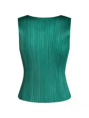 Issey Miyake Sleeveless Top - Green