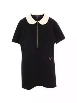 LOUIS VUITTON 2000s Peter Pan Collar Mini Dress