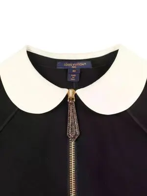 LOUIS VUITTON 2000s Peter Pan Collar Mini Dress