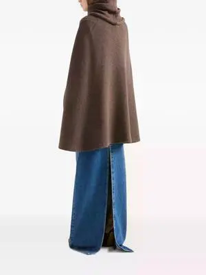 7 For All Mankind High-neck Shawl-sleeve Sweater