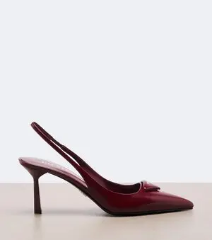 Prada Leather Slingback Pumps