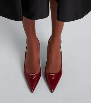 Prada Leather Slingback Pumps