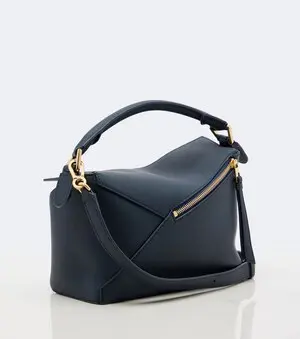 Loewe Puzzle Edge Small Leather Top-handle Bag