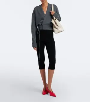 Extreme Cashmere N°516 Ella Cashmere-blend Wrap Cardigan