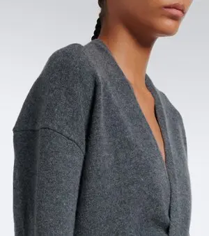 Extreme Cashmere N°516 Ella Cashmere-blend Wrap Cardigan
