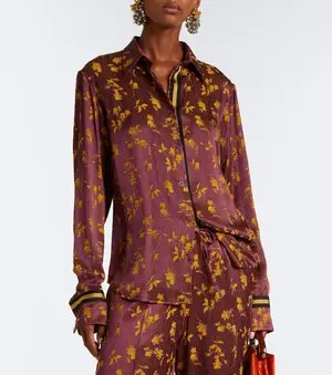 Dries Van Noten Floral Jacquard Shirt