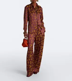 Dries Van Noten Floral Jacquard Shirt