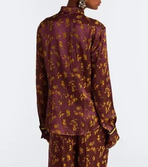 Dries Van Noten Floral Jacquard Shirt