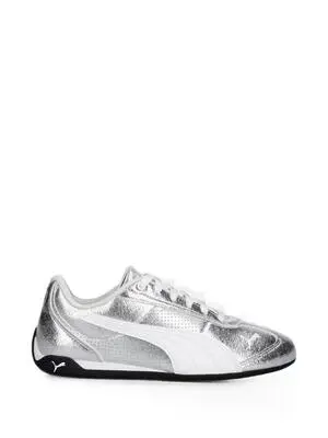 PUMA Replicatch Metallic Whisper Cracked-effect Low-top Sneakers