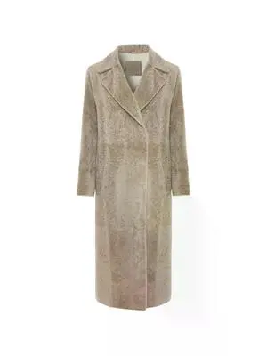 BIGARDINI Estelle Belted Shearling Coat
