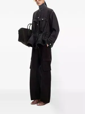 JNBY Dark Cotton Cargo Pants