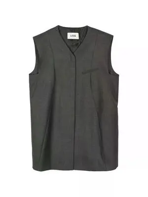 LESS Tailored Wool Vest - Grey