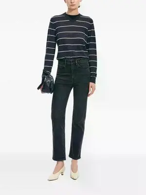 JNBY V-neck Striped Sweater
