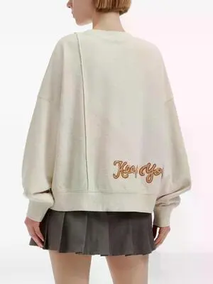 FINGERCROXX Patchwork Logo-embroidered Sweater