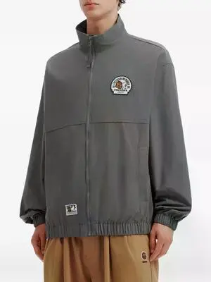FINGERCROXX Logo Patch Zip-fastening Jacket