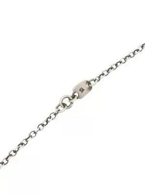 Werkstatt:München Hammered Effect Ring Pendant Necklace
