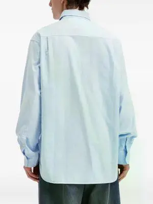 FINGERCROXX Logo-patch Button-down Shirt