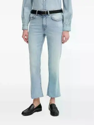 BENETTON Frayed Hem Denim Jeans