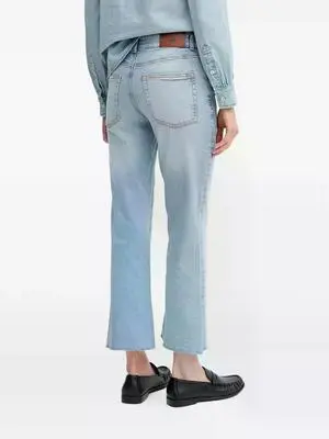 BENETTON Frayed Hem Denim Jeans