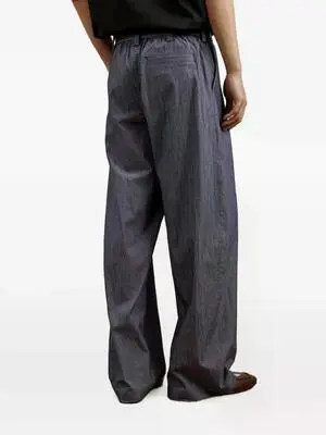 CROQUIS Belted Wide-leg Trousers