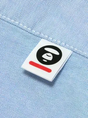 AAPE BY *A BATHING APE Logo-patch Button-down Shirt