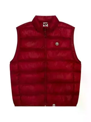 AAPE BY *A BATHING APE Moonface Logo-patch Quilted Gilet