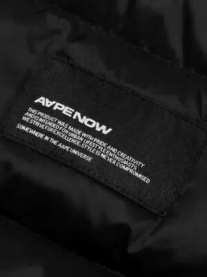 AAPE BY *A BATHING APE Quilted Logo-patch Gilet