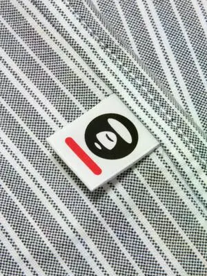 AAPE BY *A BATHING APE Striped Button-down Shirt