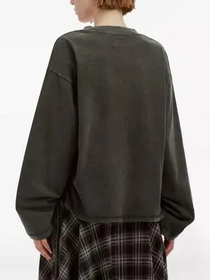 MUSIUM DIV. Logo-print Ruched-side T-shirt