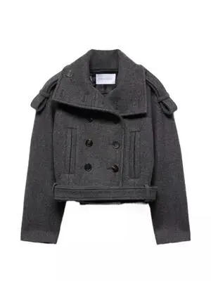 7 For All Mankind Double-breasted Belted Coat