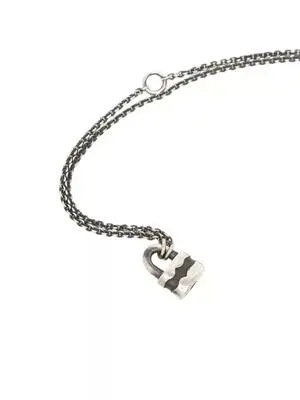 Werkstatt:München Polished Lock Pendant Necklace