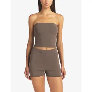 SKIMS Refined Knit High-waist Shorts