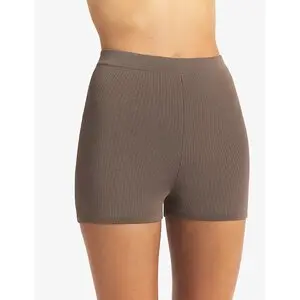 SKIMS Refined Knit High-waist Shorts