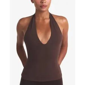 SKIMS Smooth Layers Halter Top