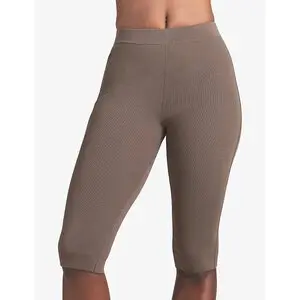 SKIMS Refined Knit High-waist Capri Leggings